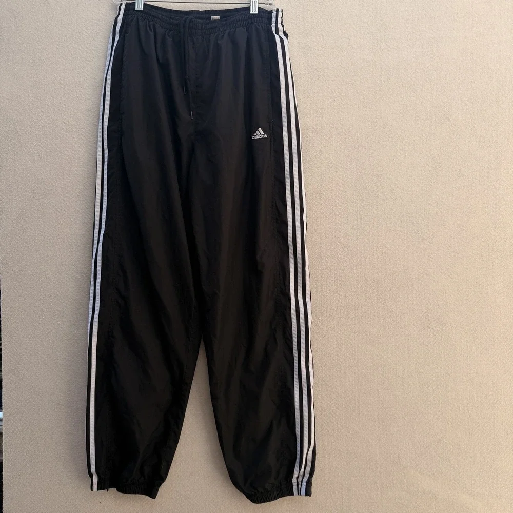 adidas | Pants | Adidas Menss Large Wind Breaker Track Pantszipper ...
